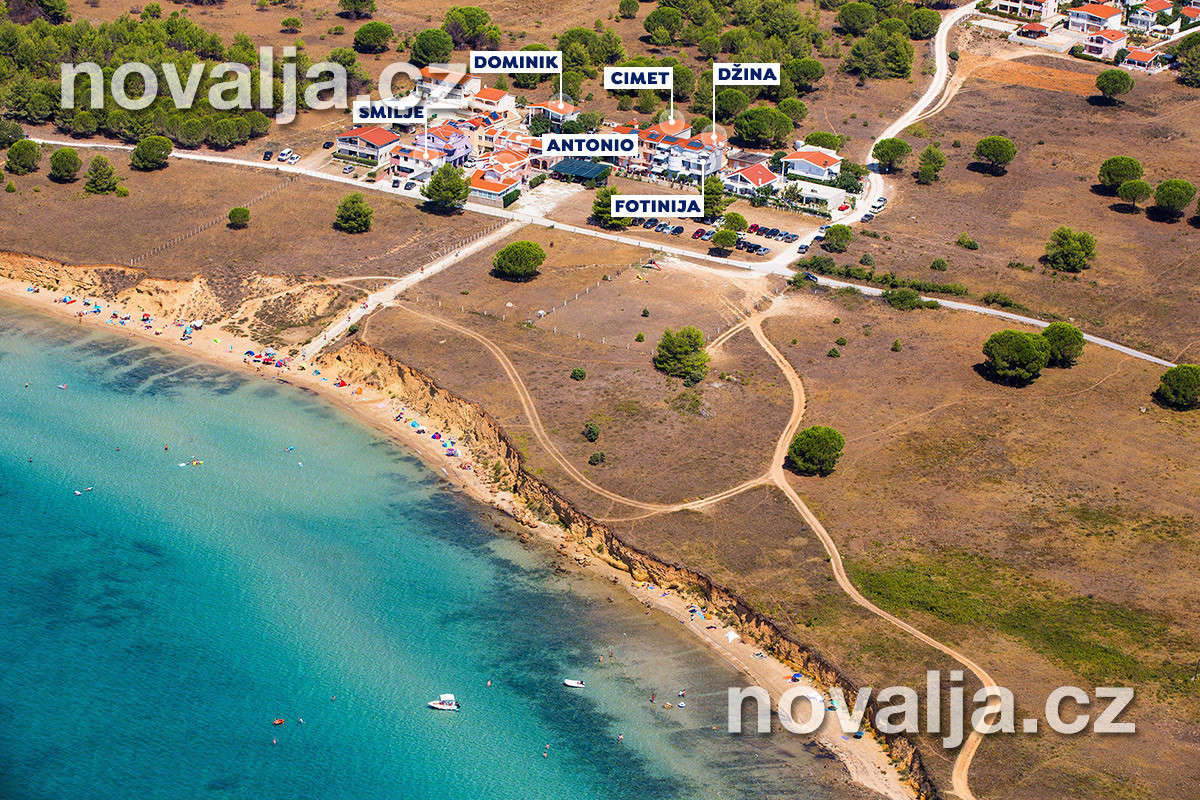 Písečné pláže Privlaka, Chorvatsko | NOVALJA